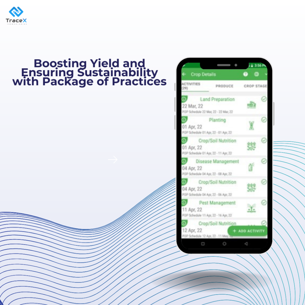 Standardized Farming with Package of Practices (POP) Feature