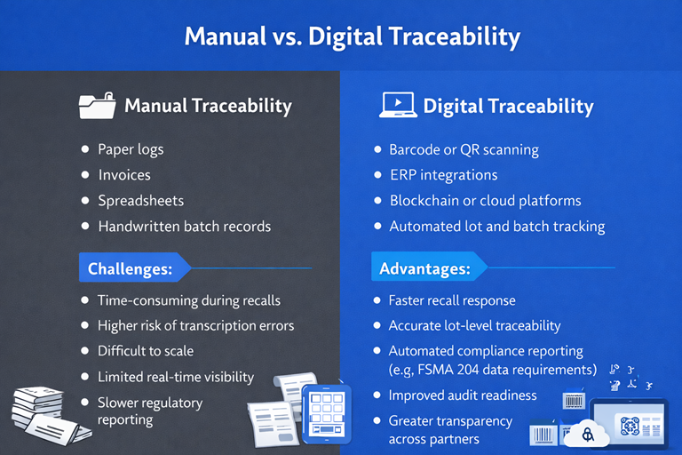 Types of Traceability in Food Supply Chains